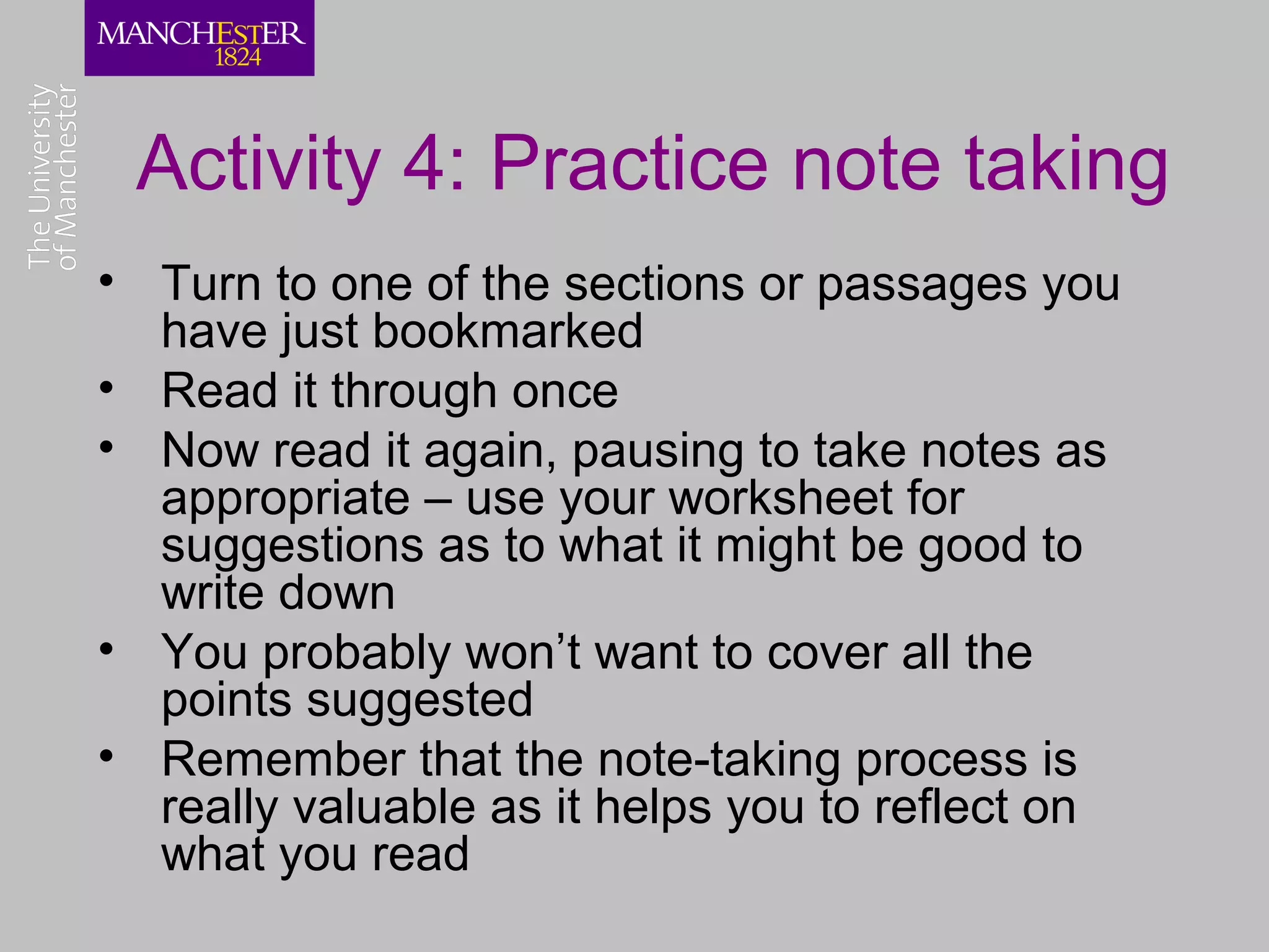 2. reading & note taking presentation (1) | PPT