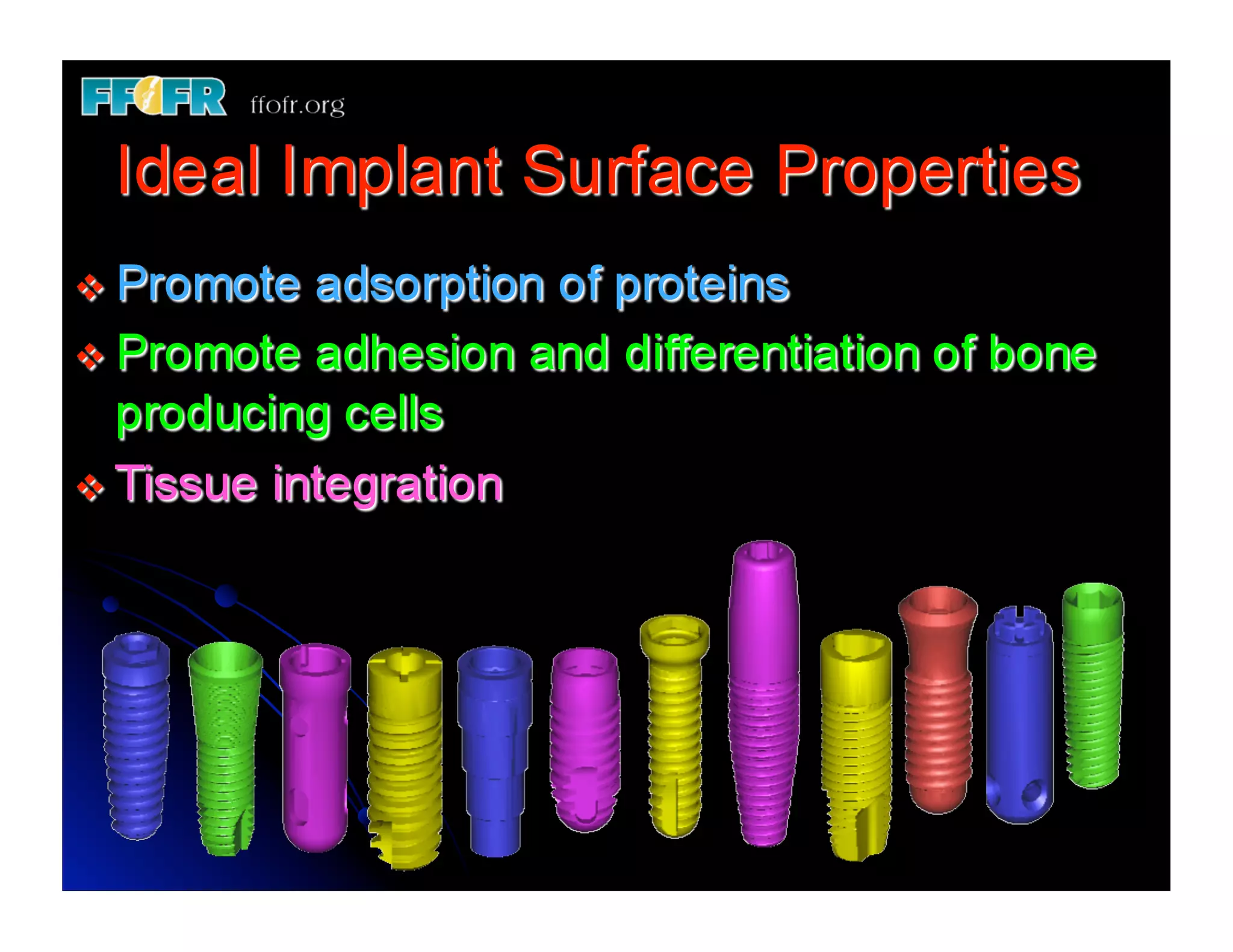 2.recent advances in implant surface science | PDF