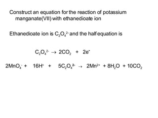 2 Redox Titrations | PPT