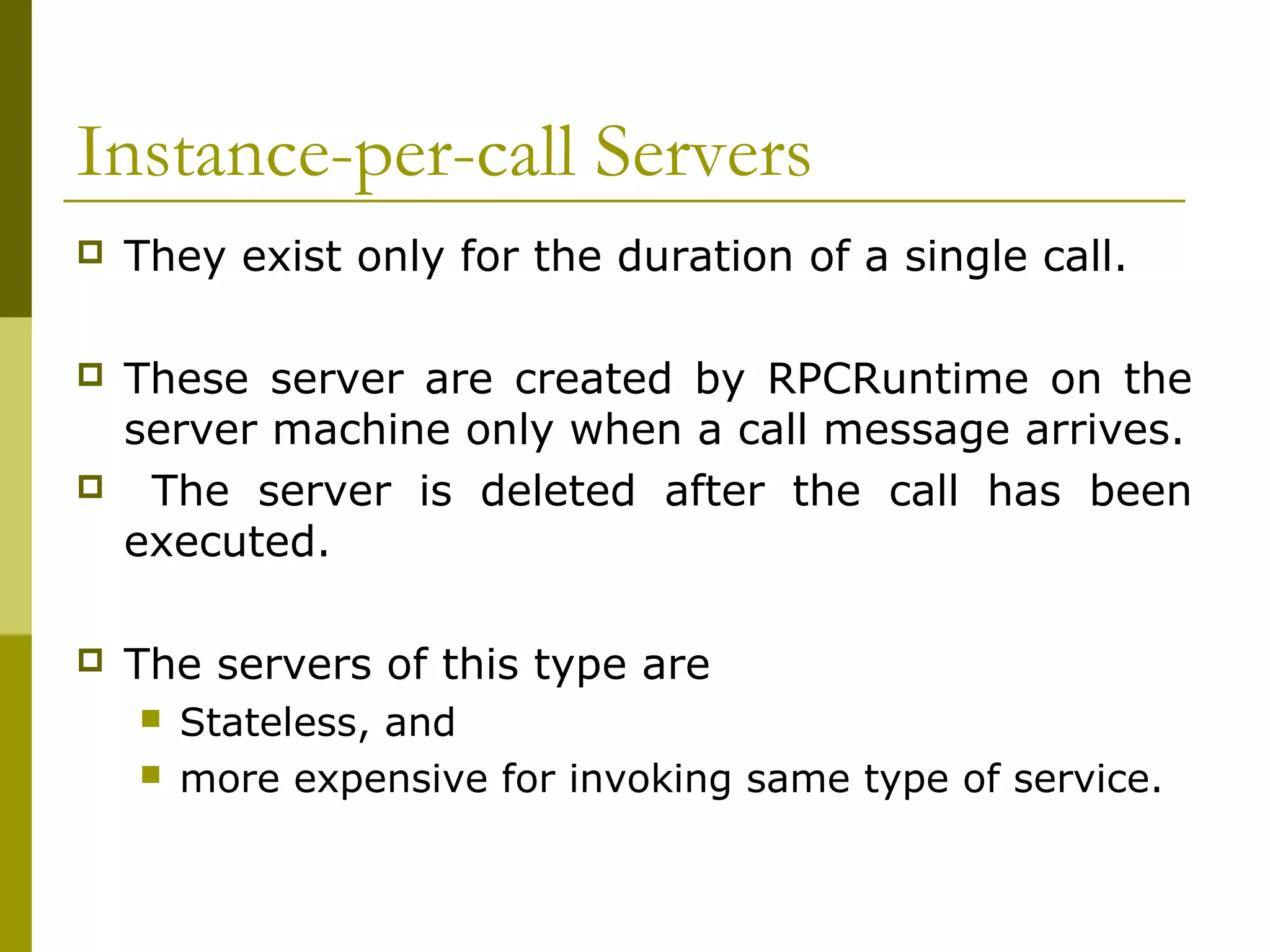 remote procedure calls | PPT