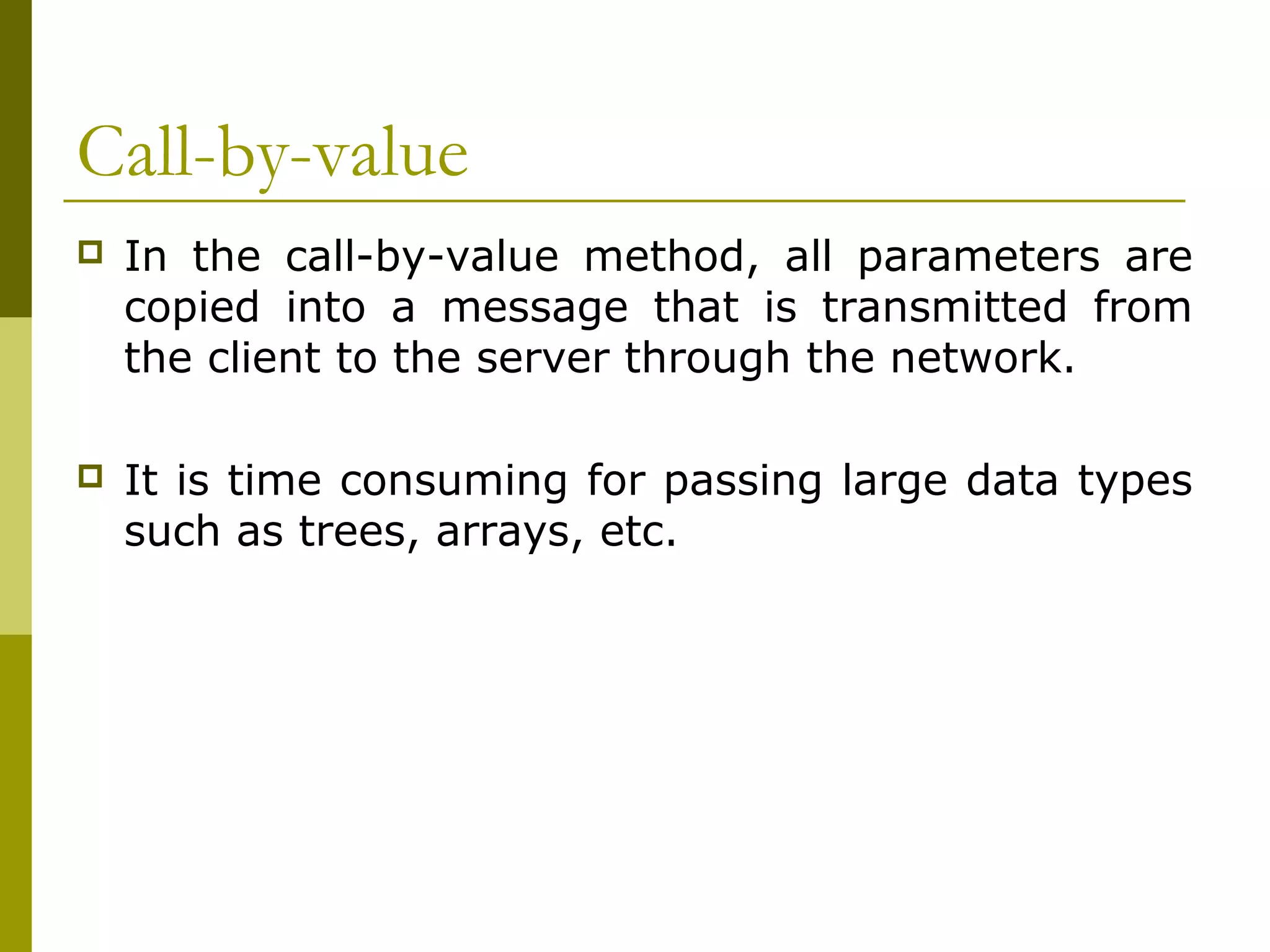 remote procedure calls | PPT