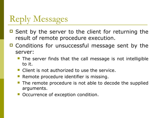 remote procedure calls | PPT