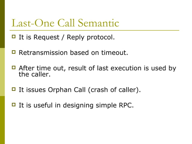 remote procedure calls | PPT