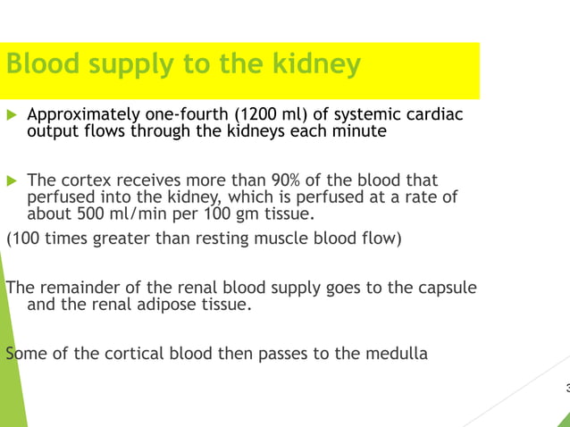 Physiology of Renal system GFR URINE FORMATION | PPT