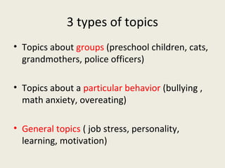 2 research ideas | PPT