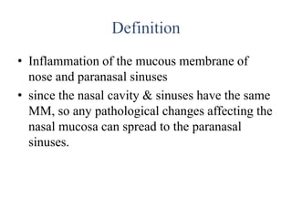 rhinosinusitis | PPTX