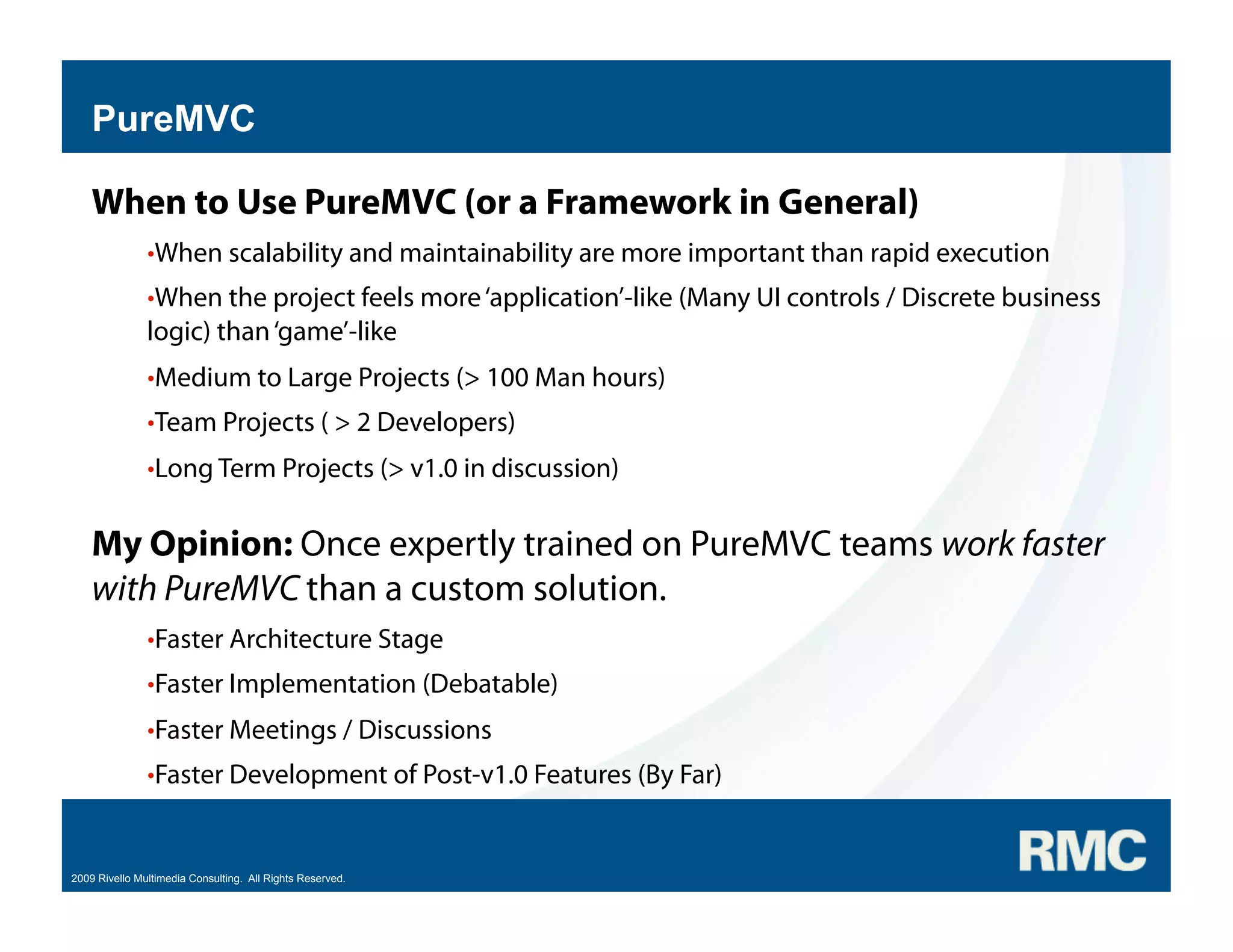 Samuel Asher Rivello - PureMVC Hands On Part 2 | PDF