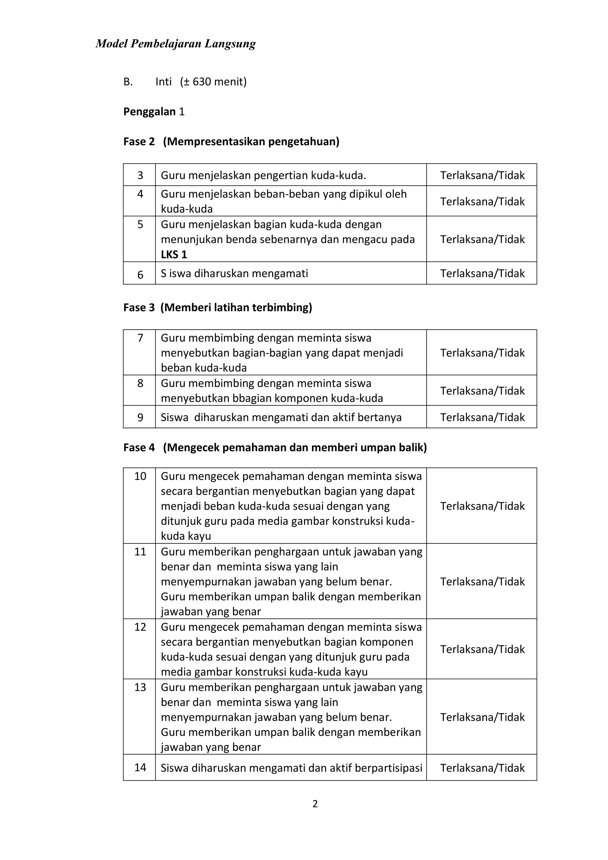 2. rpp smk membuat kuda kuda kayu mpl | PDF