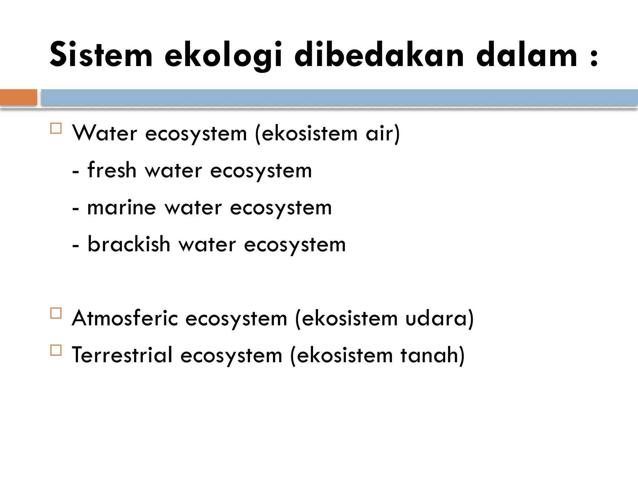 ruang lingkup ekologi Hewan dan batas-batas | PPT