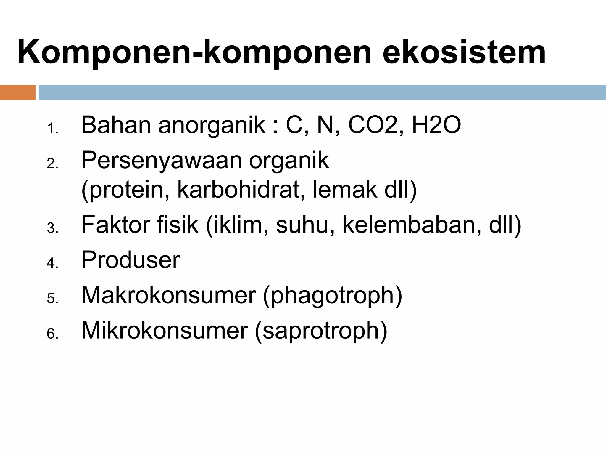 2. ruang lingkup ekologi | PPTX