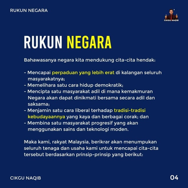 RUKUN NEGARA | PDF
