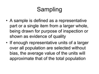 Sampling technique for ore minerals | PPT