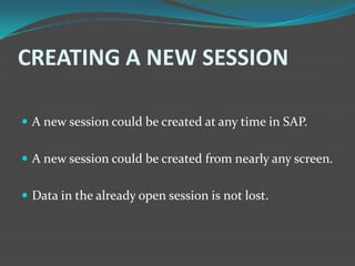 Lesson 2.Sap Session | PPT