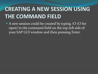 Lesson 2.Sap Session | PPT