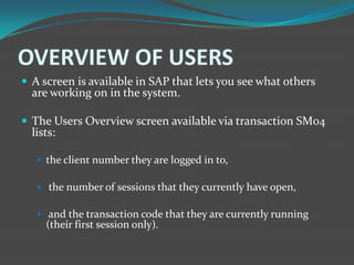 Lesson 2.Sap Session | PPT