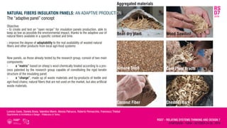 Natural fibers insulation panels: an adaptive production | PDF