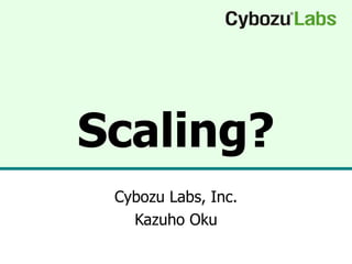 Scaling | PPT