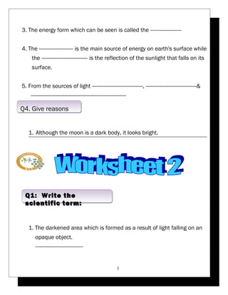 2 science worksheets p5 2015 | PDF