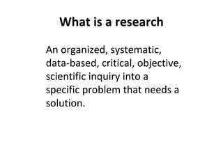 2. scientific investigation | PPT
