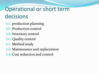 2. scope of operations management | PPT