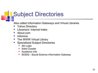 2 searching and finding information sources-khalid | PPT