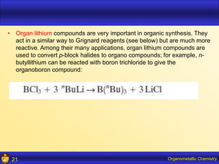 Organometallic Chemistry | PPT