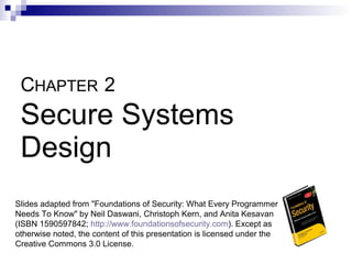 2 secure systems design | PPT