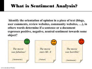 Big Data & Sentiment Analysis | PPT | Databases | Computer Software and Applications