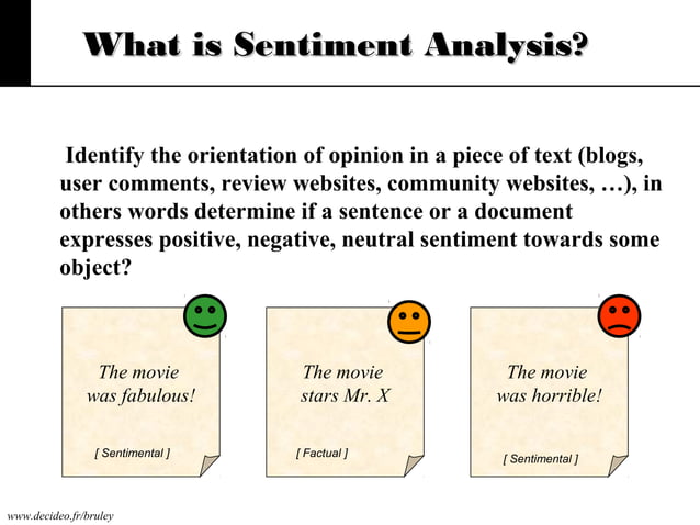 Big Data & Sentiment Analysis | PPT | Databases | Computer Software and Applications