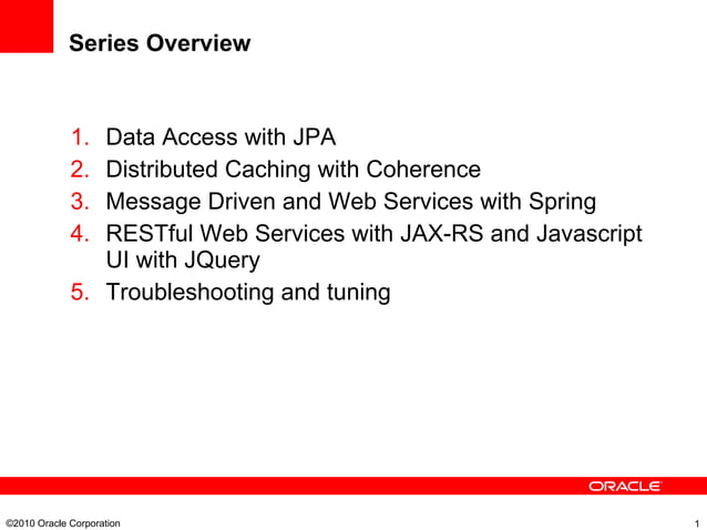 JPA and Coherence with TopLink Grid | PPT