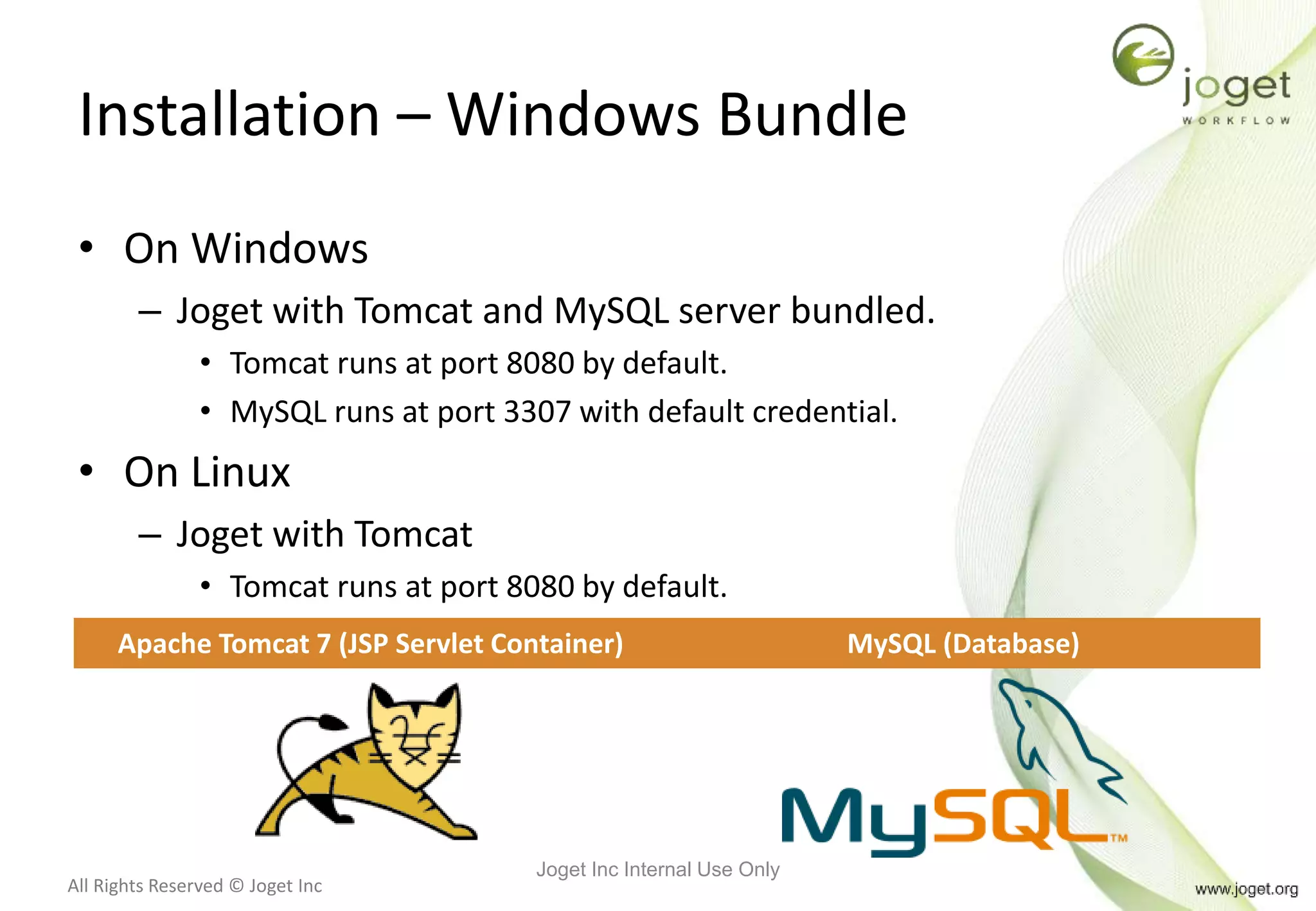Joget Workflow v4 Training - Module 2 - Setting up Joget Workflow | PPT