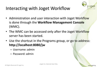 Joget Workflow v4 Training - Module 2 - Setting up Joget Workflow | PPT