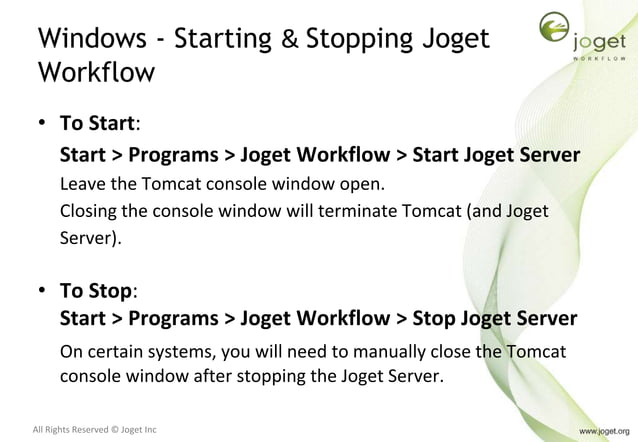 Joget Workflow V6 Training Slides 2 Setting Up Joget Workflow Ppt Free Download
