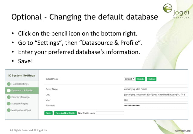 Joget Workflow v6 Training Slides - 2 - Setting Up Joget Workflow | PPT