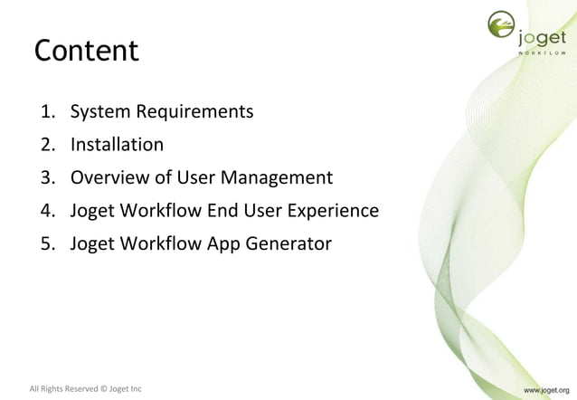 Joget Workflow v6 Training Slides - 2 - Setting Up Joget Workflow | PPT | Free Download