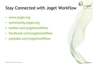 Joget Workflow v6 Training Slides - 2 - Setting Up Joget Workflow | PPT