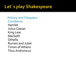 2 shakespeare biography | PPT