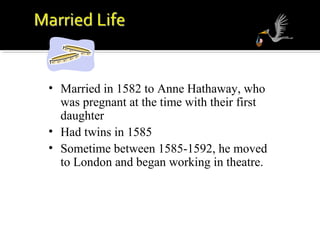 2 shakespeare biography | PPT