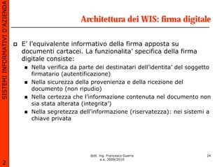 2 sistemi informativi d azienda | PDF