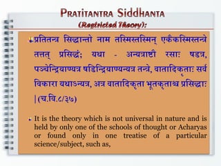 Introduction to Siddhanta & its Types | PDF