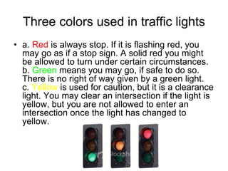 Signs, Signals and Markings | PPTX