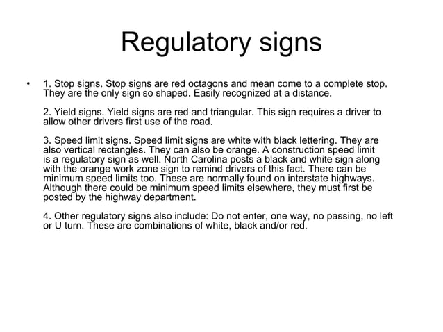 Signs, Signals and Markings | PPTX
