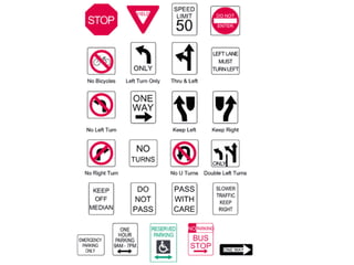 Signs, Signals and Markings | PPTX