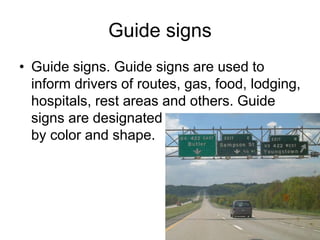 Signs, Signals and Markings | PPTX