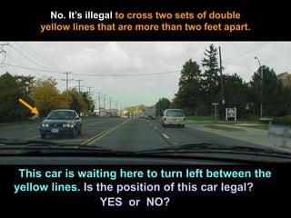 Two Sets Of Double Yellow Lines