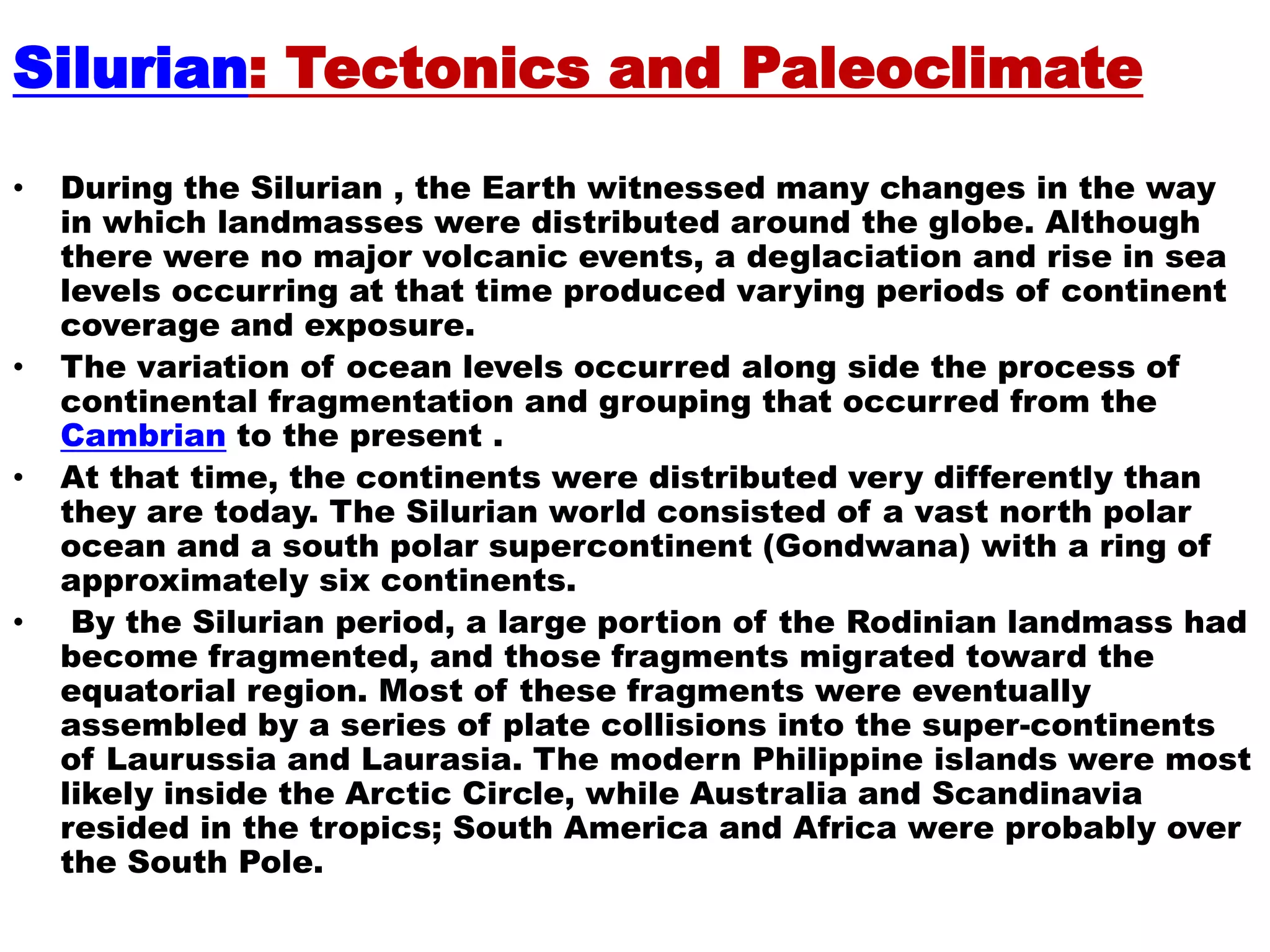 Silurian- Devonian Periods | PPTX