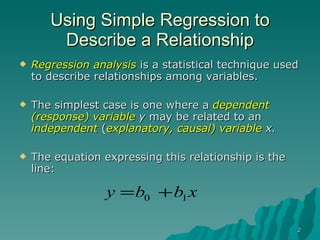 2 simple regression | PPT | Houses | Real Estate