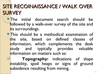 lecture2 site investigation | PPT