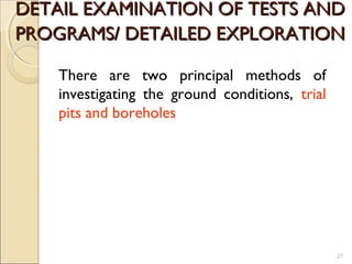 lecture2 site investigation | PPT
