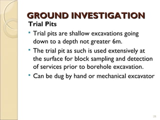 lecture2 site investigation | PPT
